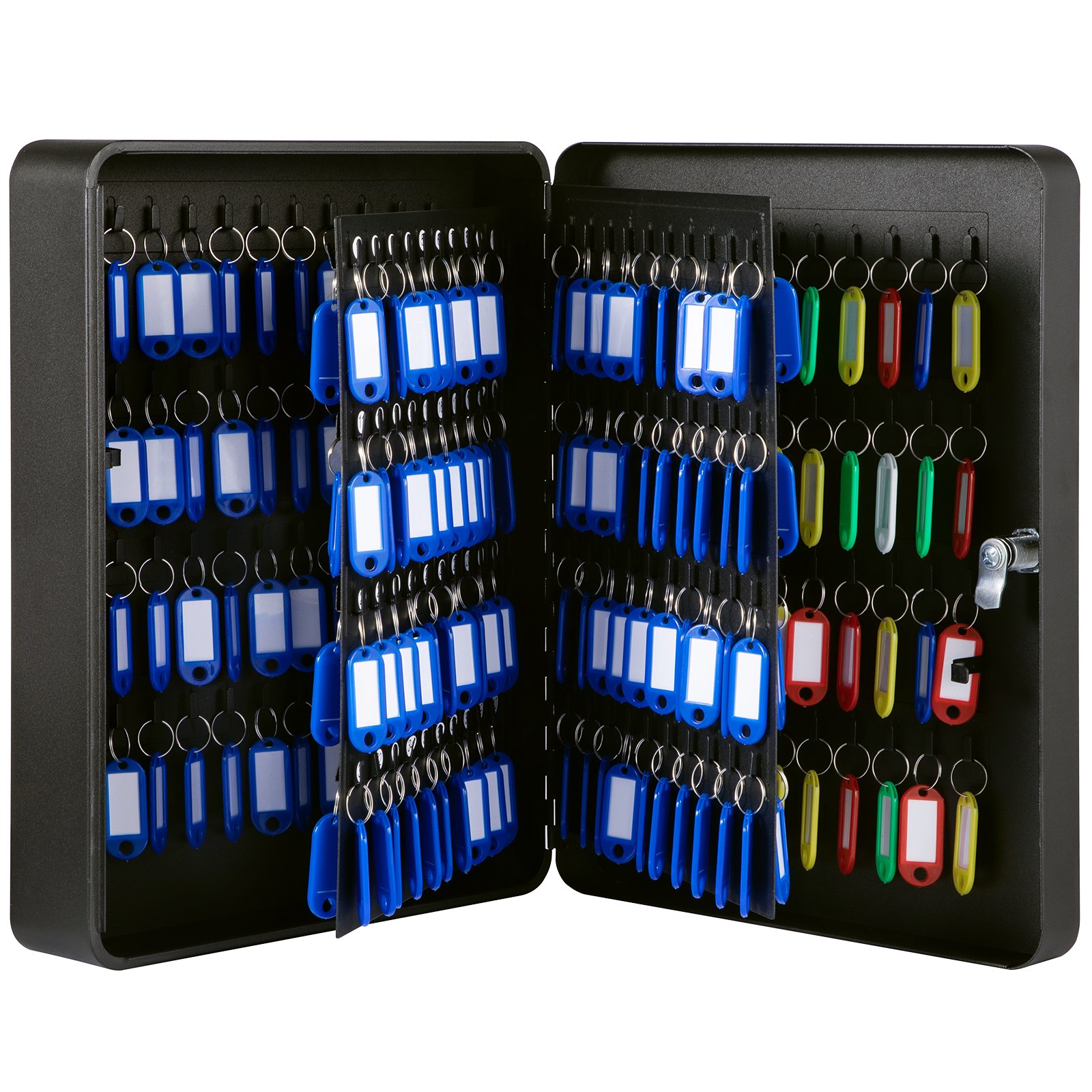 VEVOR Key Cabinet, Key Lock Cabinet Steel, Q235 Steel Key Storage, Wall ...