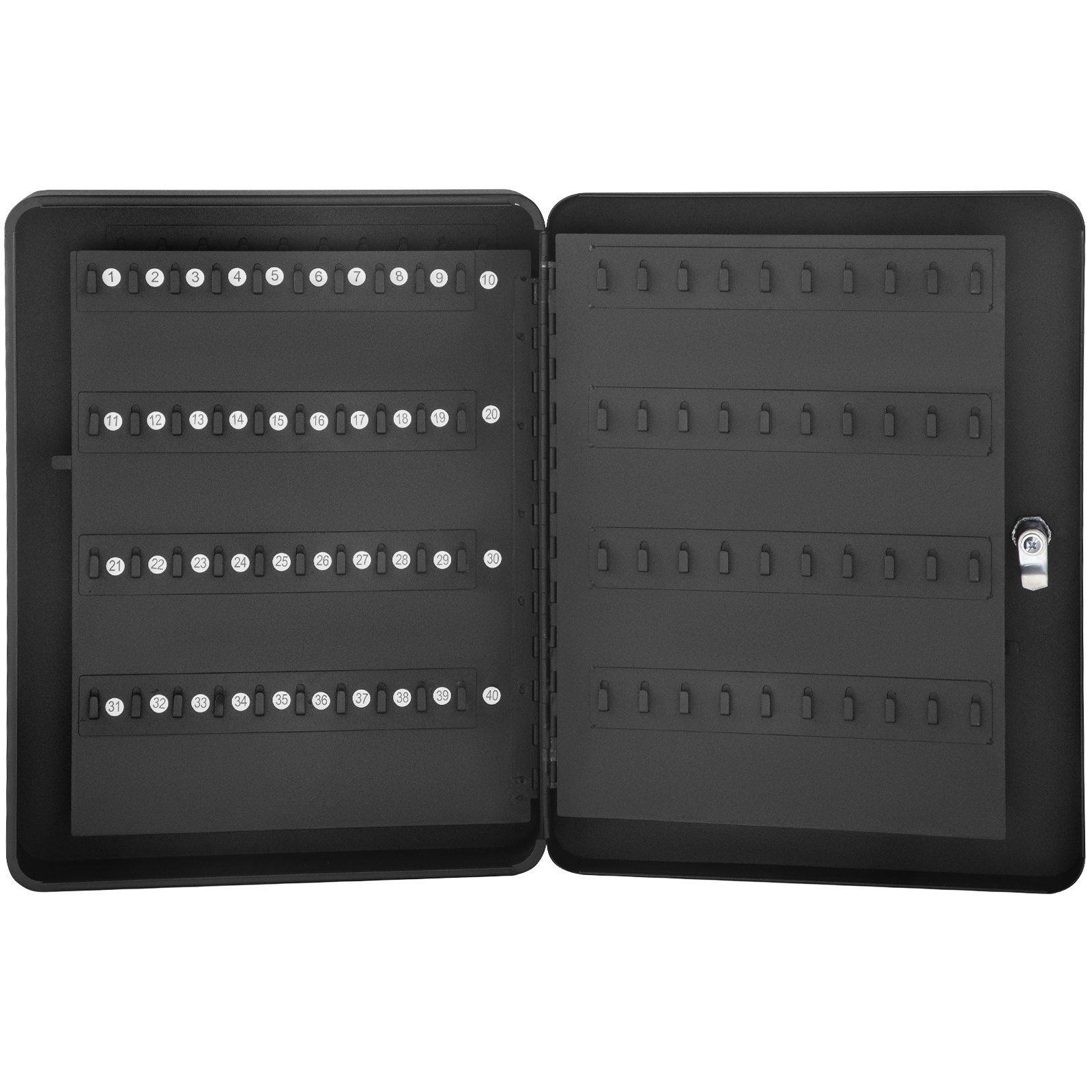 VEVOR Key Cabinet, Key Lock Cabinet Steel, Q235 Steel Key Storage, Wall ...