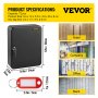 VEVOR Key Cabinet, 72 Position, Q235 Steel Key Lock Box with 72 Key ...