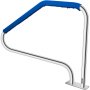 VEVOR Pool Handrail, 49.4" x 34" Swimming Pool Stair Rail, 304 ...