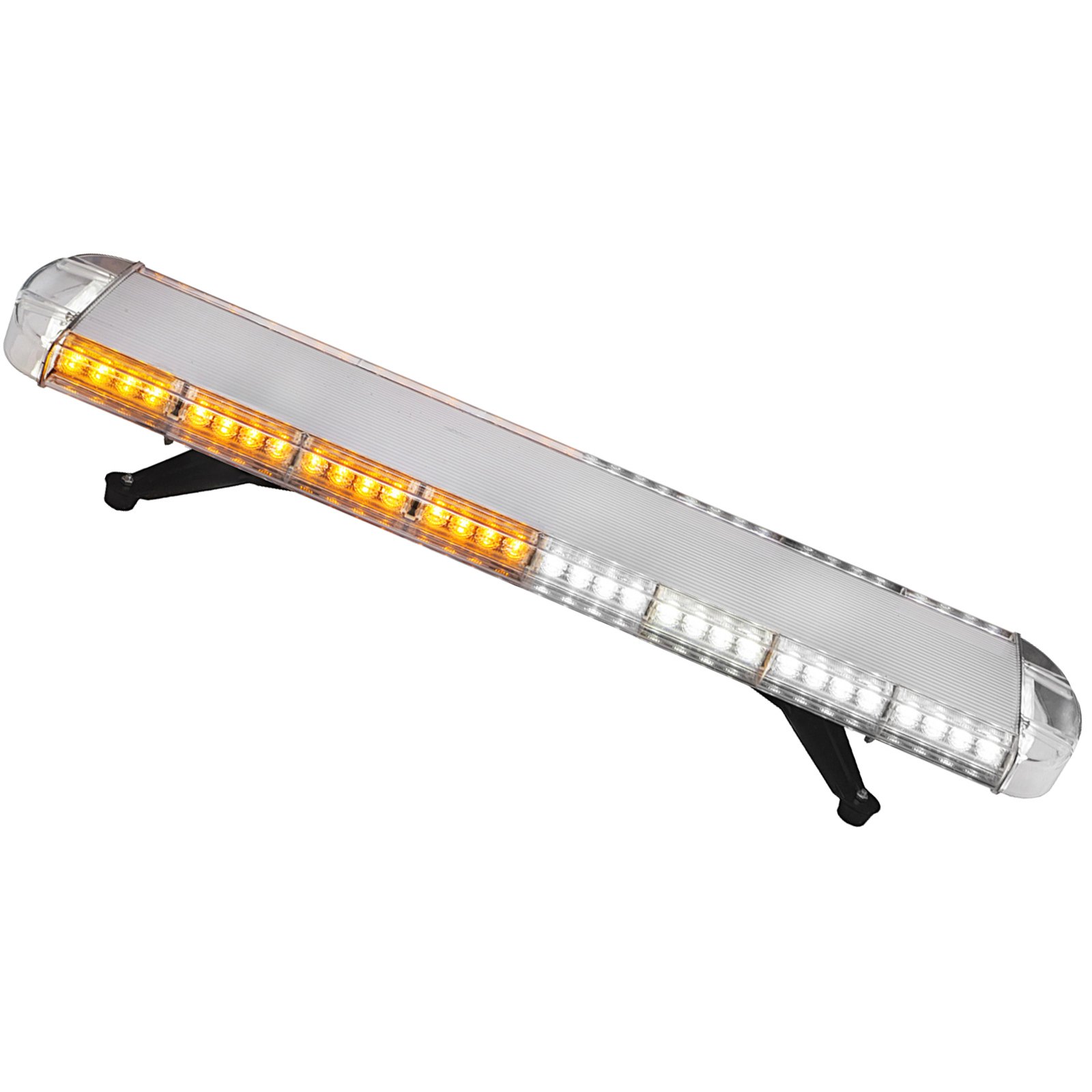 80W Strobe Light Bar Amber White Emergency Beacon Warn Tow Truck ...