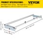 VEVOR Router Sled, 60 inches / 152.4cm Width, Slab Guide Jig for ...