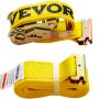 VEVOR E Track Ratchet Strap, 18PCS 2" x 15' E-Track Straps 4400 LBS ...