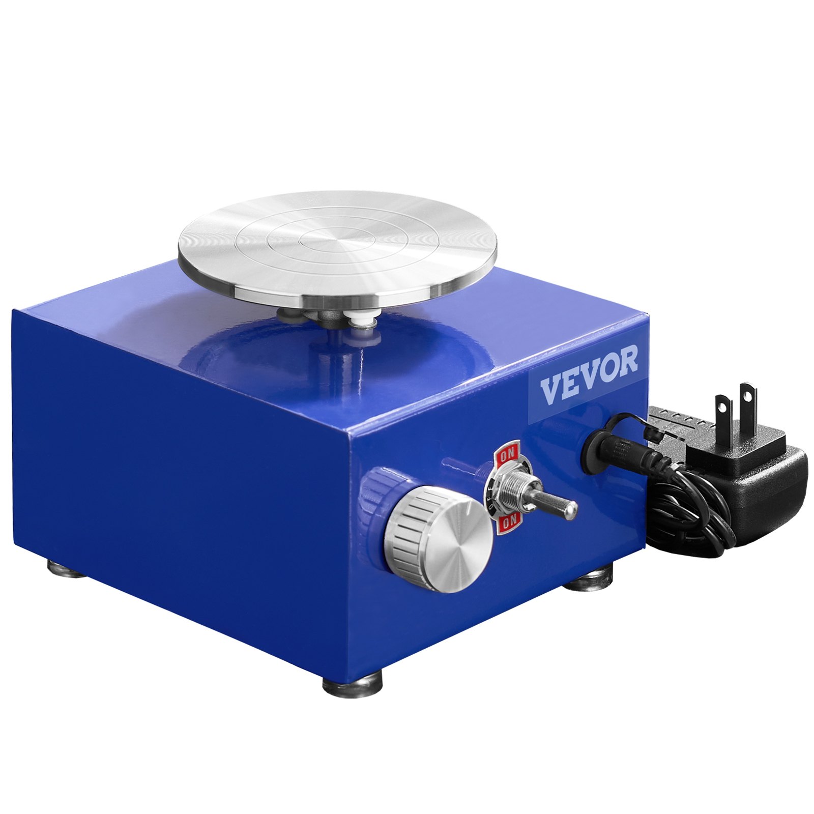 VEVOR Mini Pottery Wheel, 2 Turntables 2.6in / 3.9in Ceramic Wheel ...