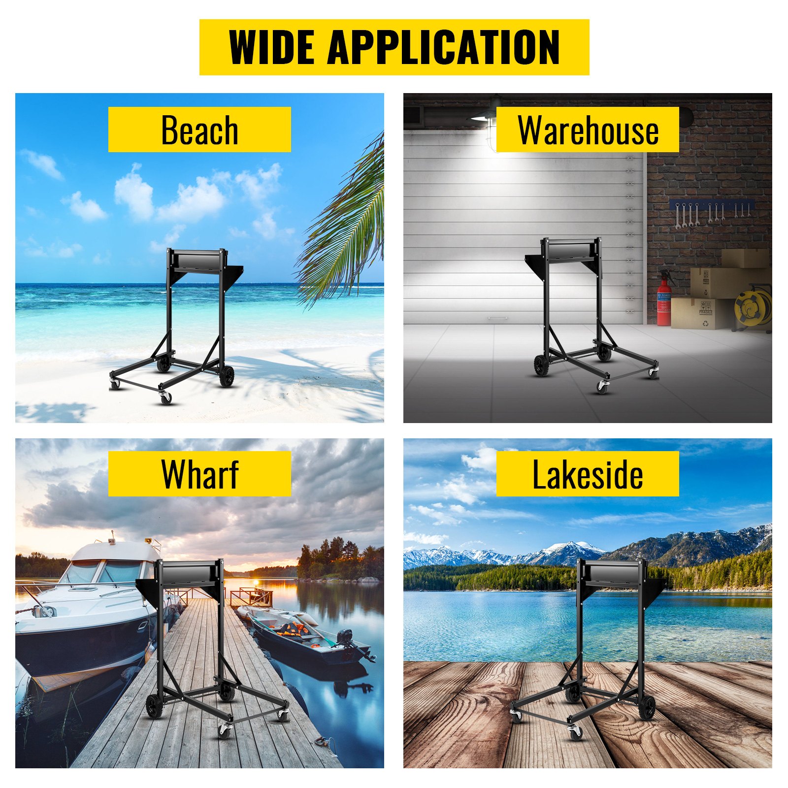 VEVOR Boat Motor Stand, 300 LBS Outboard Motor Carrier, 135 KG Outboard ... VEVOR Boat Motor Stand, 300 LBS Outboard Motor Carrier, 135 KG Outboard ...