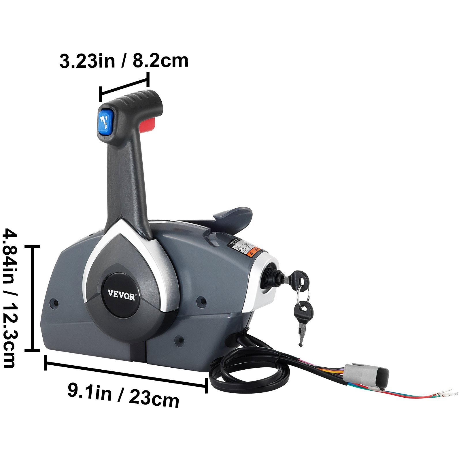 VEVOR Johnson Evinrude Outboard Side Mount Remote Control 5006180 ...