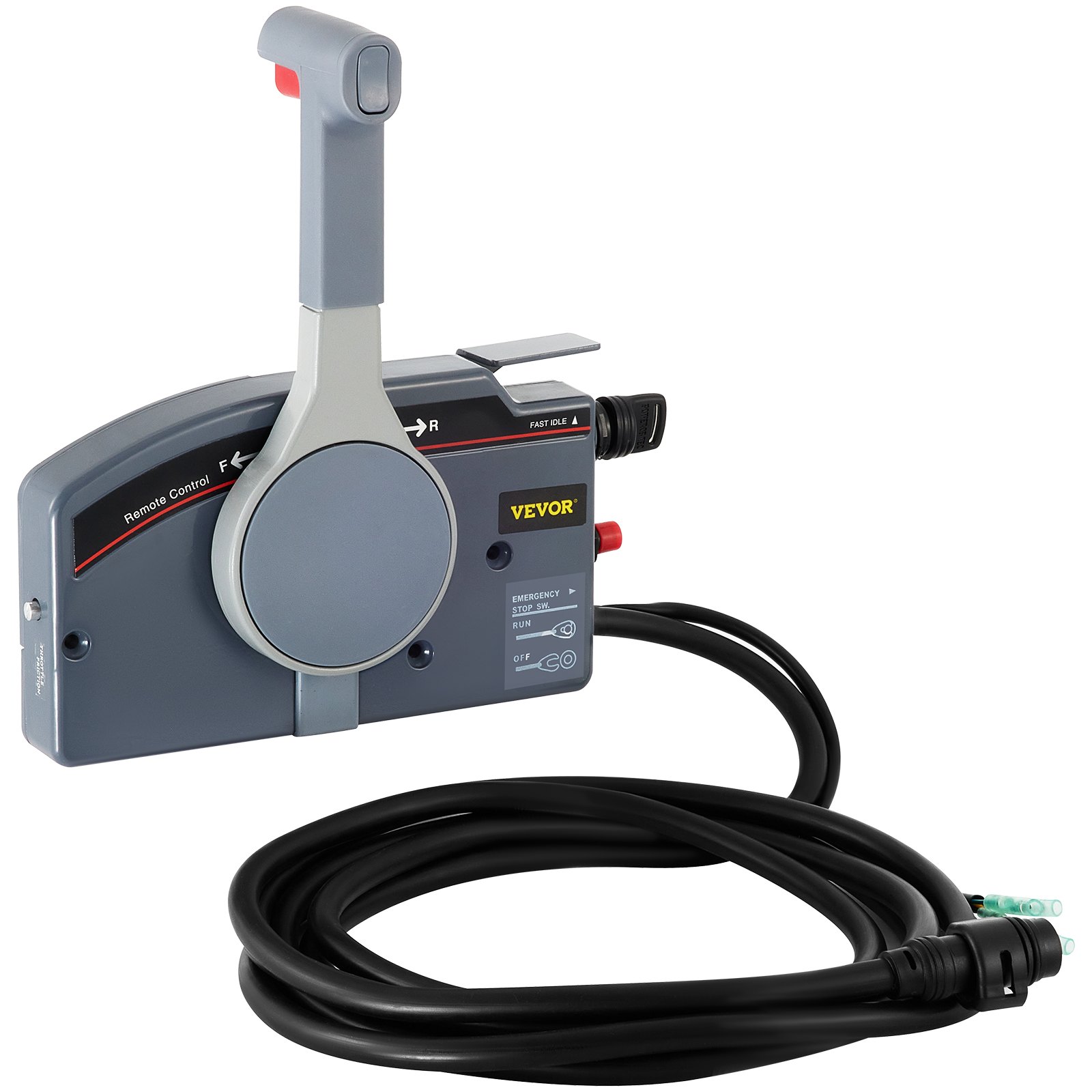 Outboard Throttle Remote Control for YAMAHA 703-48230-12,Pull to Open 7 ...