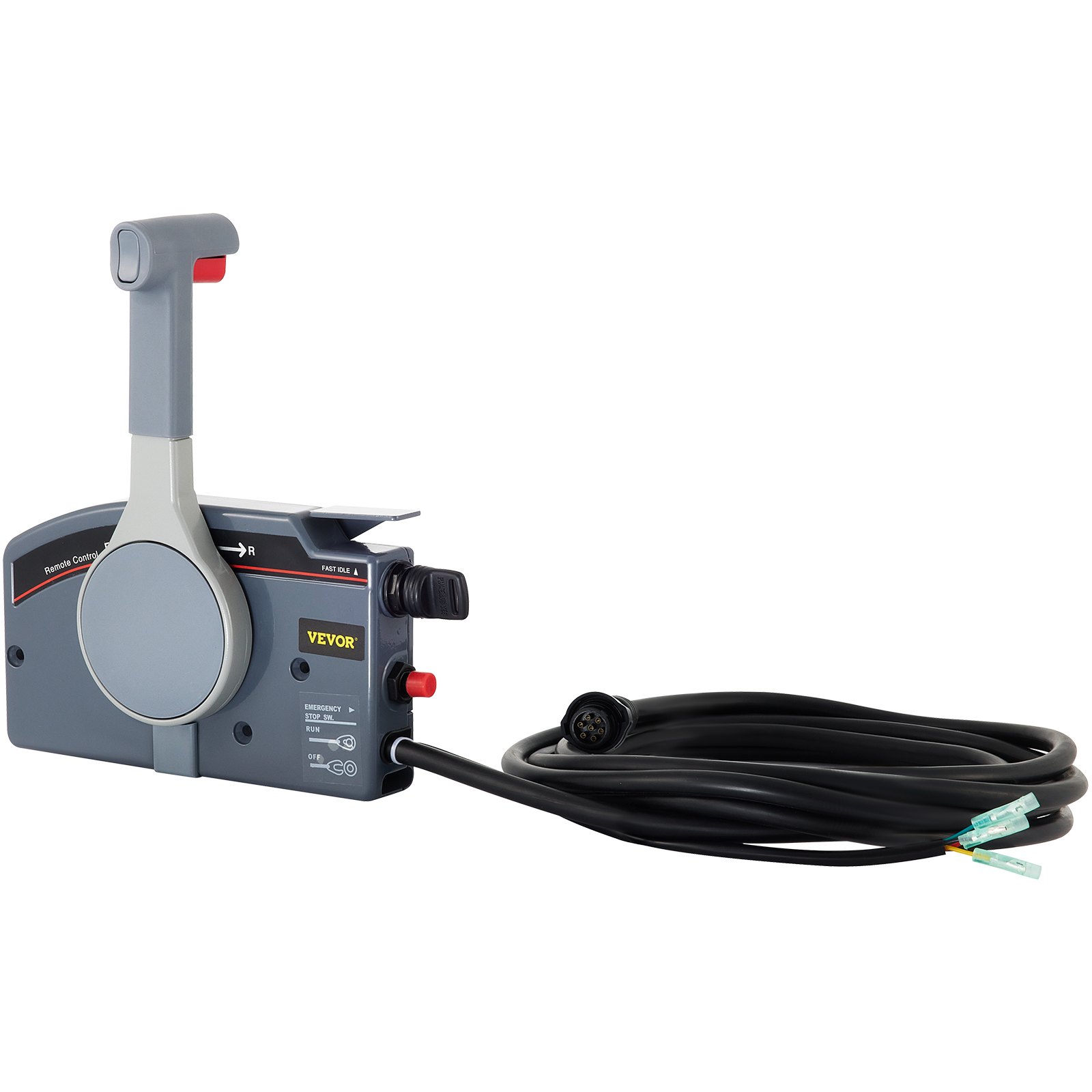 Outboard Throttle Remote Control for YAMAHA 703-48230-12,Pull to Open 7 ...