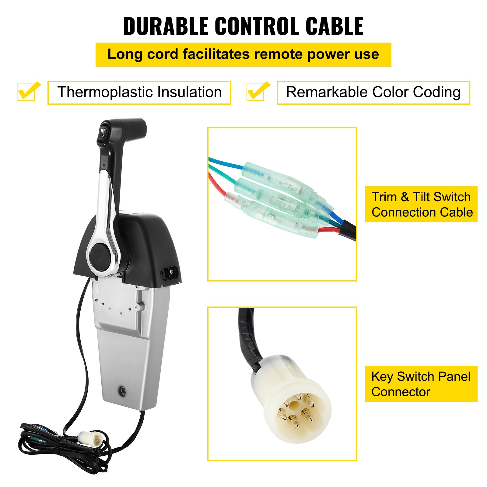 Boat Outboard Engine Binnacle Remote Control Box For Yamaha Console 704 ...