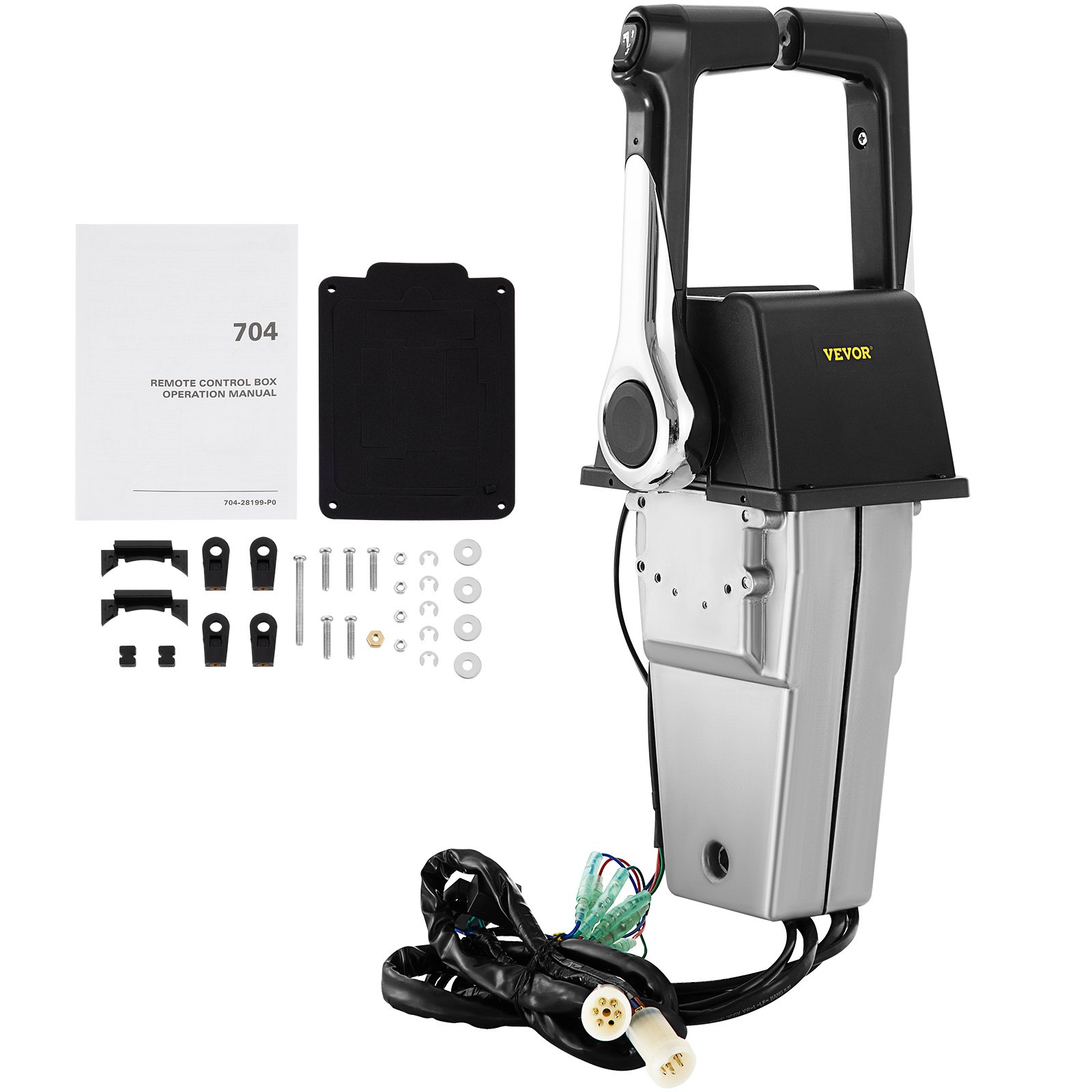 For Yamaha Outboard Dual Engine Top Mount 704 Binnacle Remote Control ...