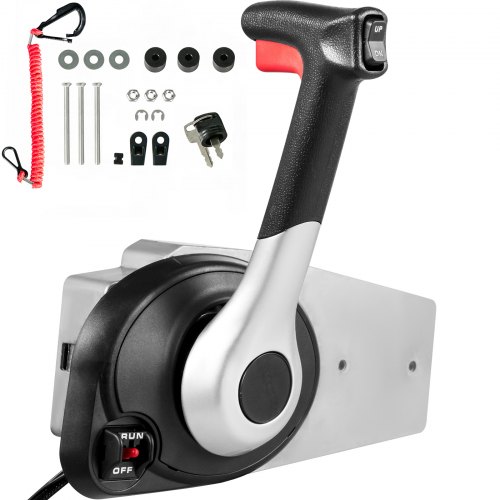 VEVOR Outboard Remote Control Boat Throttle Box Concealed Side Mount ...