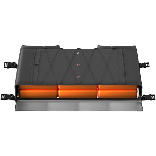 VEVOR T-Top Storage Bag, for 6 Type II Life Jackets, w/ a Boat Trash ...