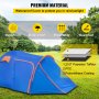 VEVOR Motorcycle Camping Tent, 2-3 Person Motorcycle Tent for Camping ...