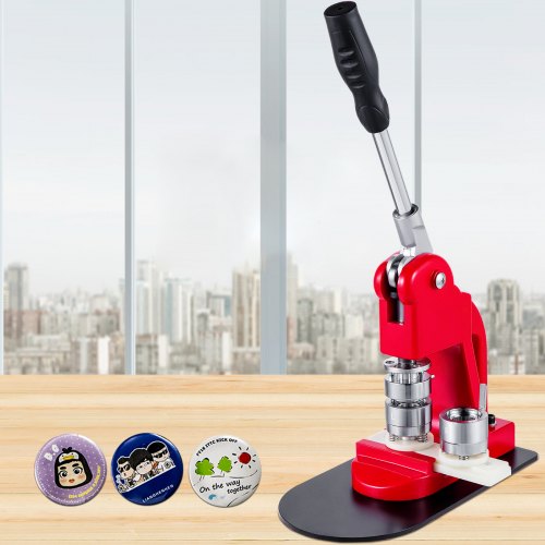 VEVOR Button Badge Maker Machine 25mm（1 in）DIY Pin Button Maker Machine ...