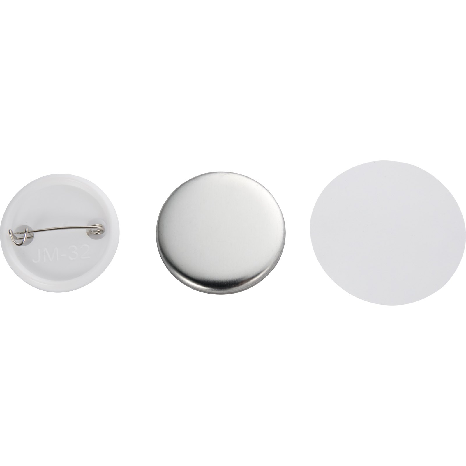 VEVOR Button Parts for Button Maker 500 Sets Button Badge Parts 32 mm ...