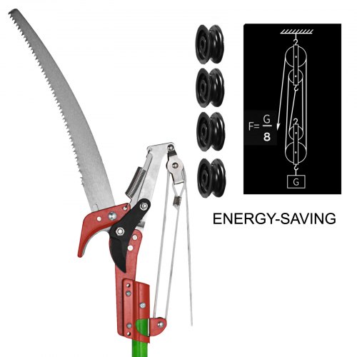 26ft Tree Pruner Pole Saw Tree Trimmer Saw Telescopic Tree Saw Shipping ...