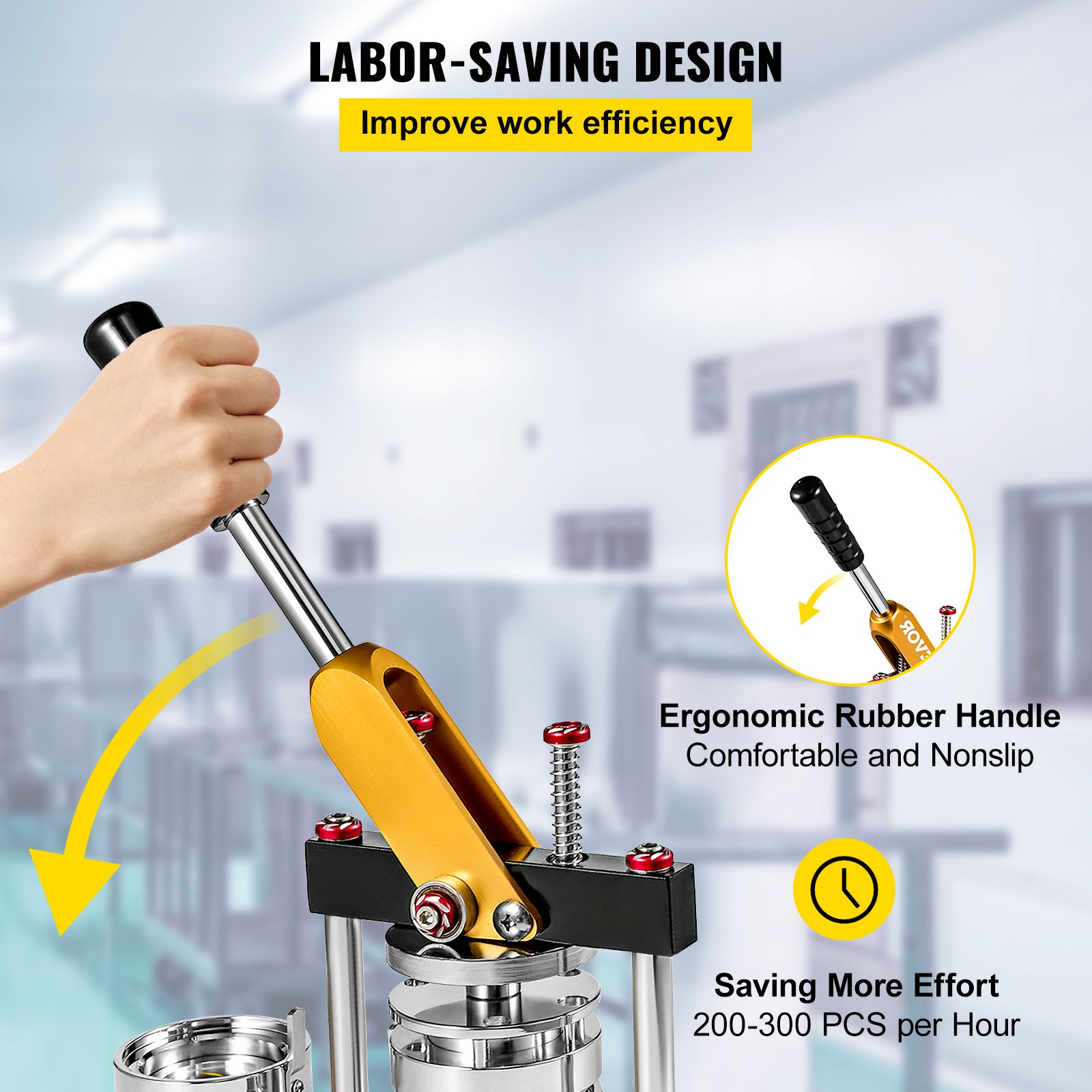 VEVOR Button Maker 75mm Rotate Button Maker 3inch Badge Maker Punch ...