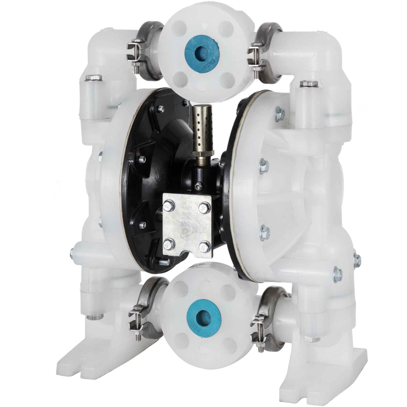 VEVOR Air-Operated Double Diaphragm Pump 1 inch Inlet/Outlet 30GPM ...