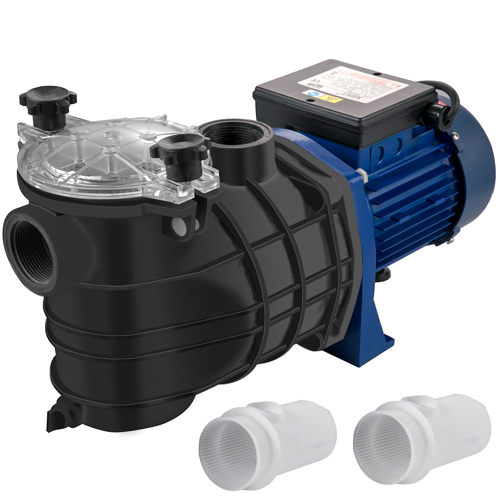 VEVOR VEVOR 1 HP Pool Pump, 18000 L/h 750W Pool Pump In/Ground Swimming ...