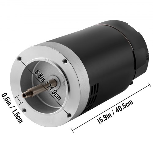 Vevor Pool Pump Motor Electric Motor 1.5 Hp 115/230v Swimming Pool ...