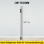 VEVOR Extension Pole, 20 ft Telescoping Pole, Multi-Purpose Telescopic ...