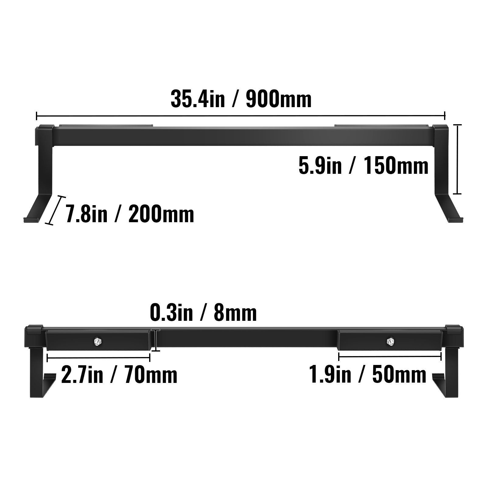 VEVOR Window Box Brackets Planter Box Bracket 88lbs Planter | VEVOR US