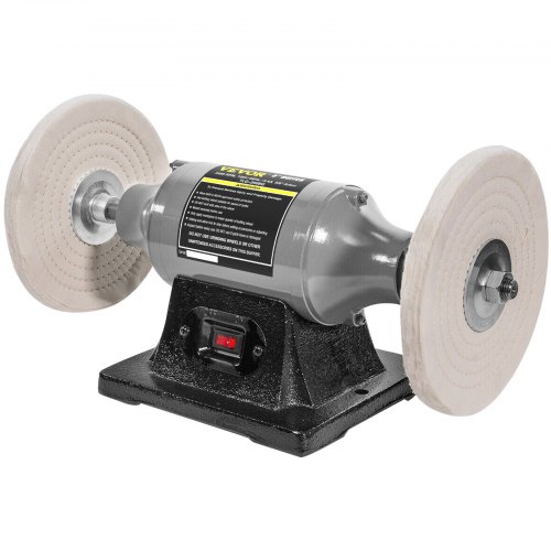 VEVOR Bench Buffer Polisher Buffer Benchtop 8 inch for Jewelry Plastic ...