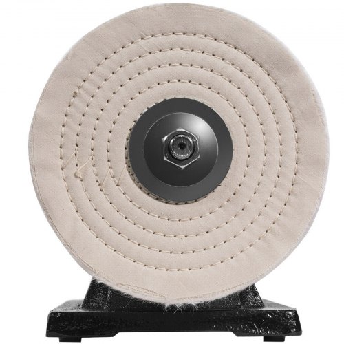 VEVOR Bench Buffer Polisher, 8 inch Buffing Machine 350W 3/4HP Motor ...