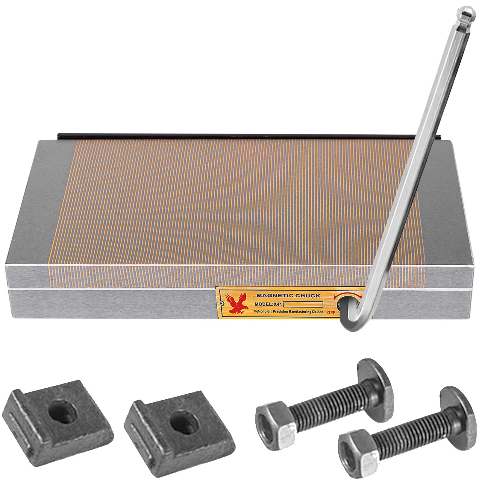 VEVOR Permanent Magnetic Chuck, 6in x 12in Rectangular Chuck, 9920lbs ...