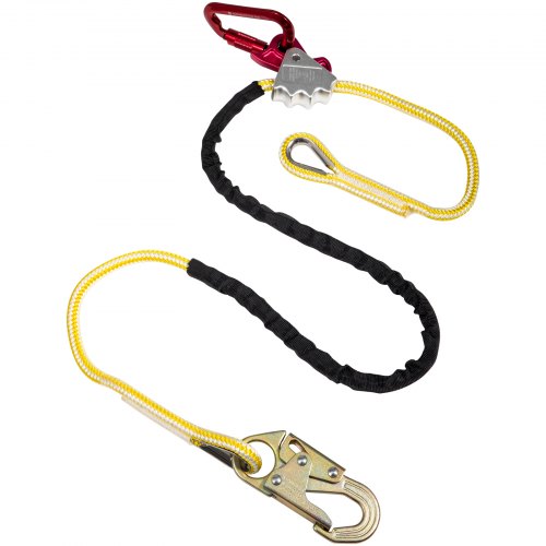 VEVOR Positioning Lanyard, 1/2 inch x 12 ft Positioning Rope, Polyester ...