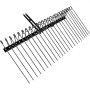 Vevor Pine Straw Rake Outdoor Landscape Rake 60" For Atv Utv Utility ...