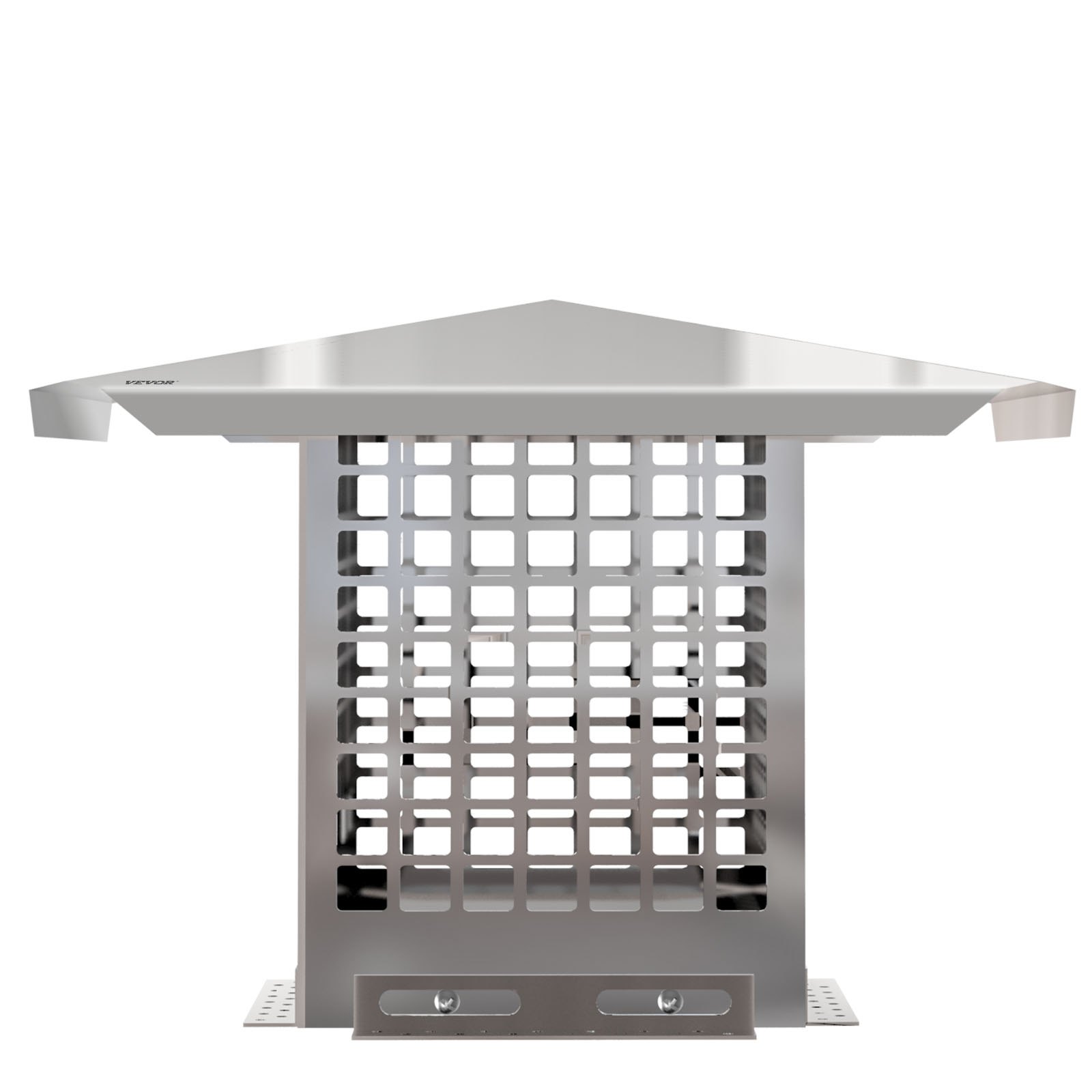 VEVOR Chimney Cap, 8" x 8" Flue Caps, 304 Stainless Steel Fireplace ...