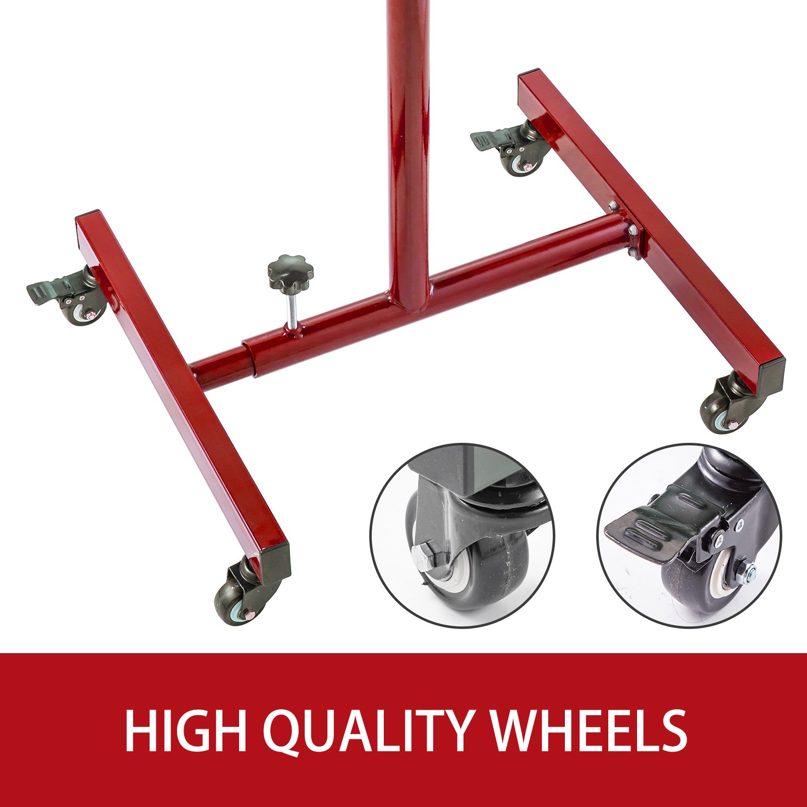 VEVOR 55lbs Capacity Rolling Tool Table 30x20inch Tear Down Tray Mobile ...