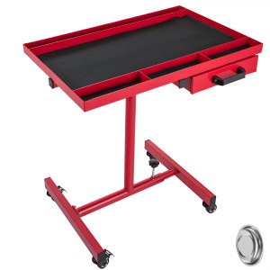 Rolling Tool Table Tear Down Tray220lbs Adjustable Height With Drawerin ...