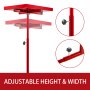 VEVOR Rolling Tool Table 220 LBS Capacity Tear Down Tray 29x20 Inch ...