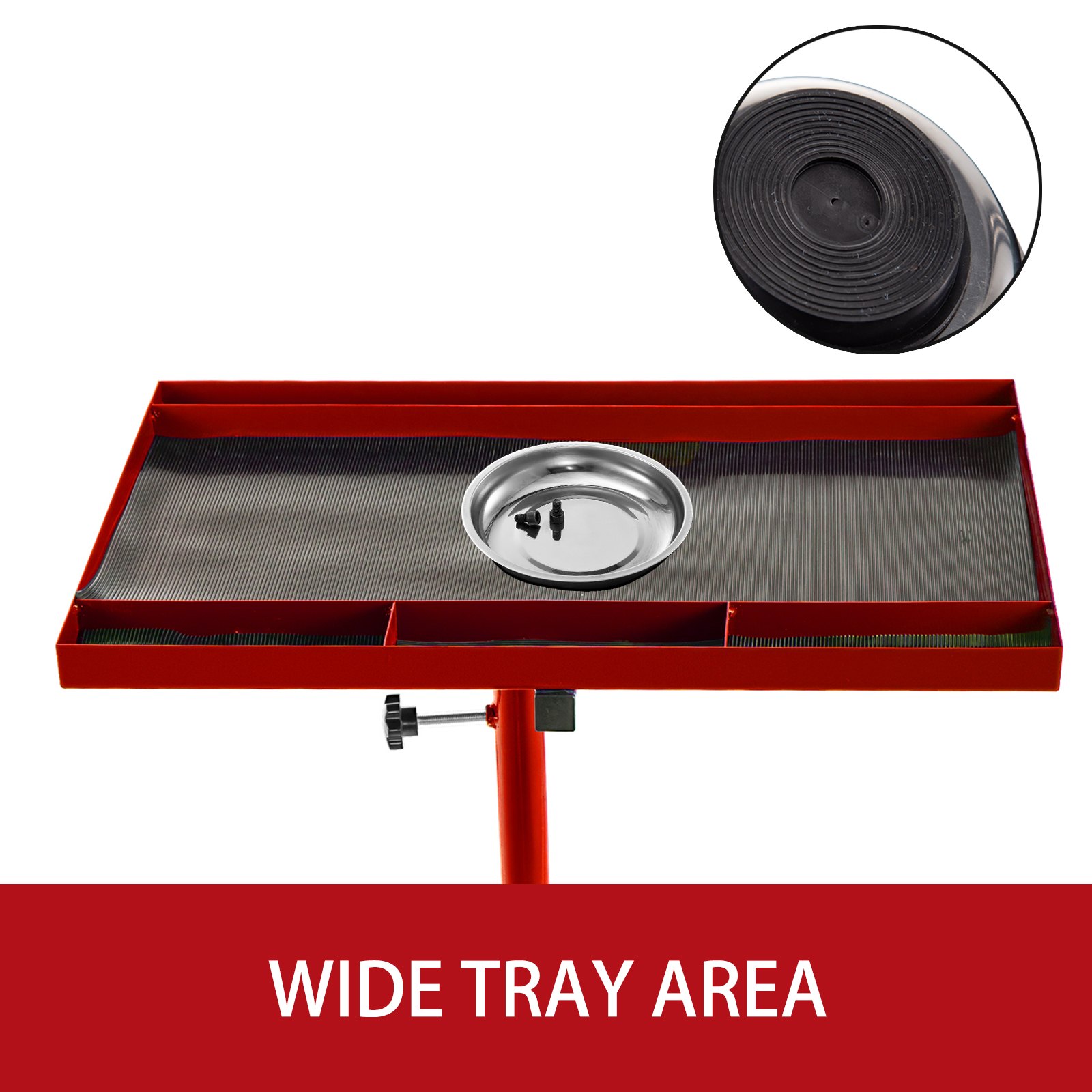 Rolling Tool Table Tear Down Tray220lbs Adjustable Height With Drawerin ...