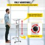 VEVOR Stand Up Lectern, Height Adjustment Portable Pulpit, Lectern ...