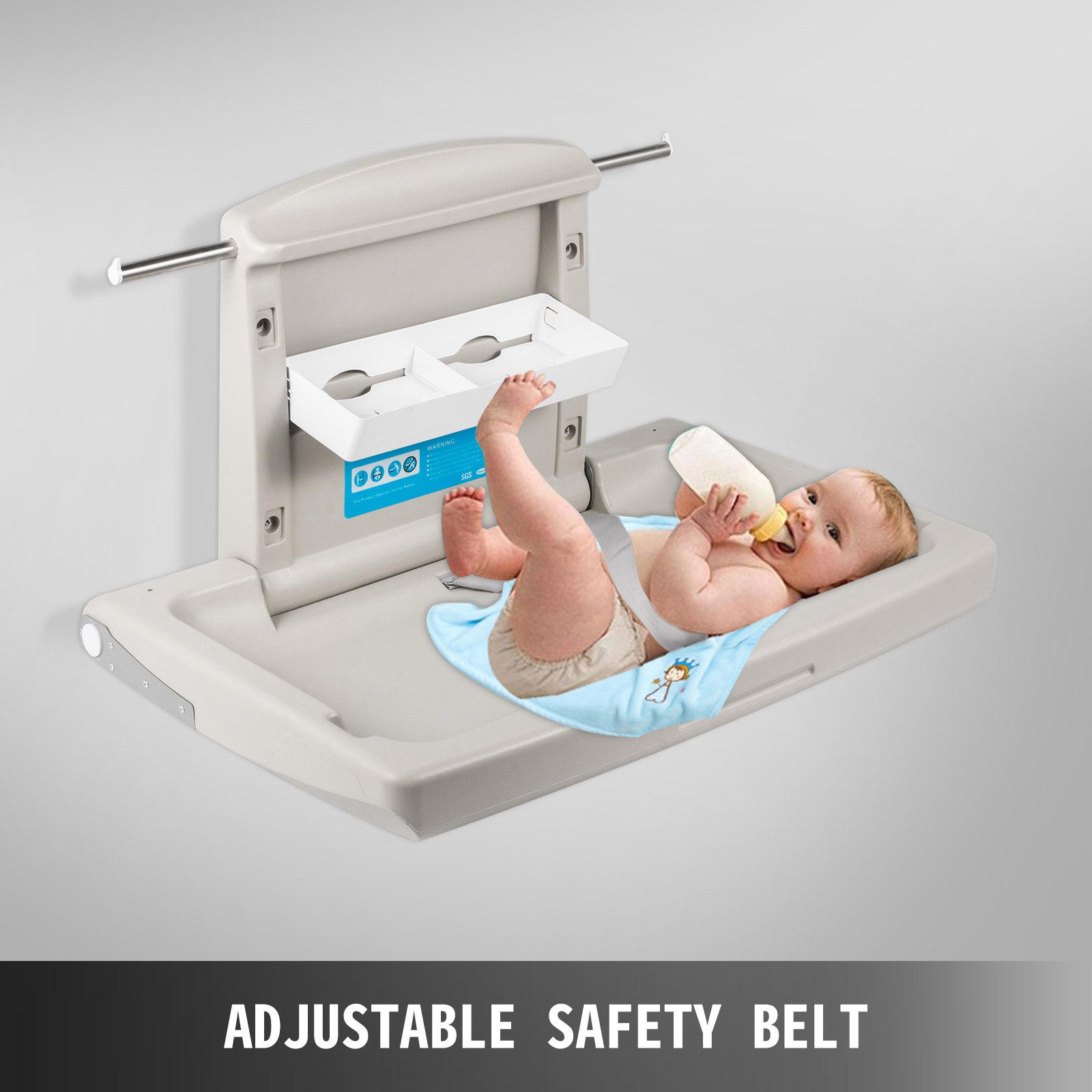 Baby Changing Station Commercial Wall Mounted Diaper Changing Table ...