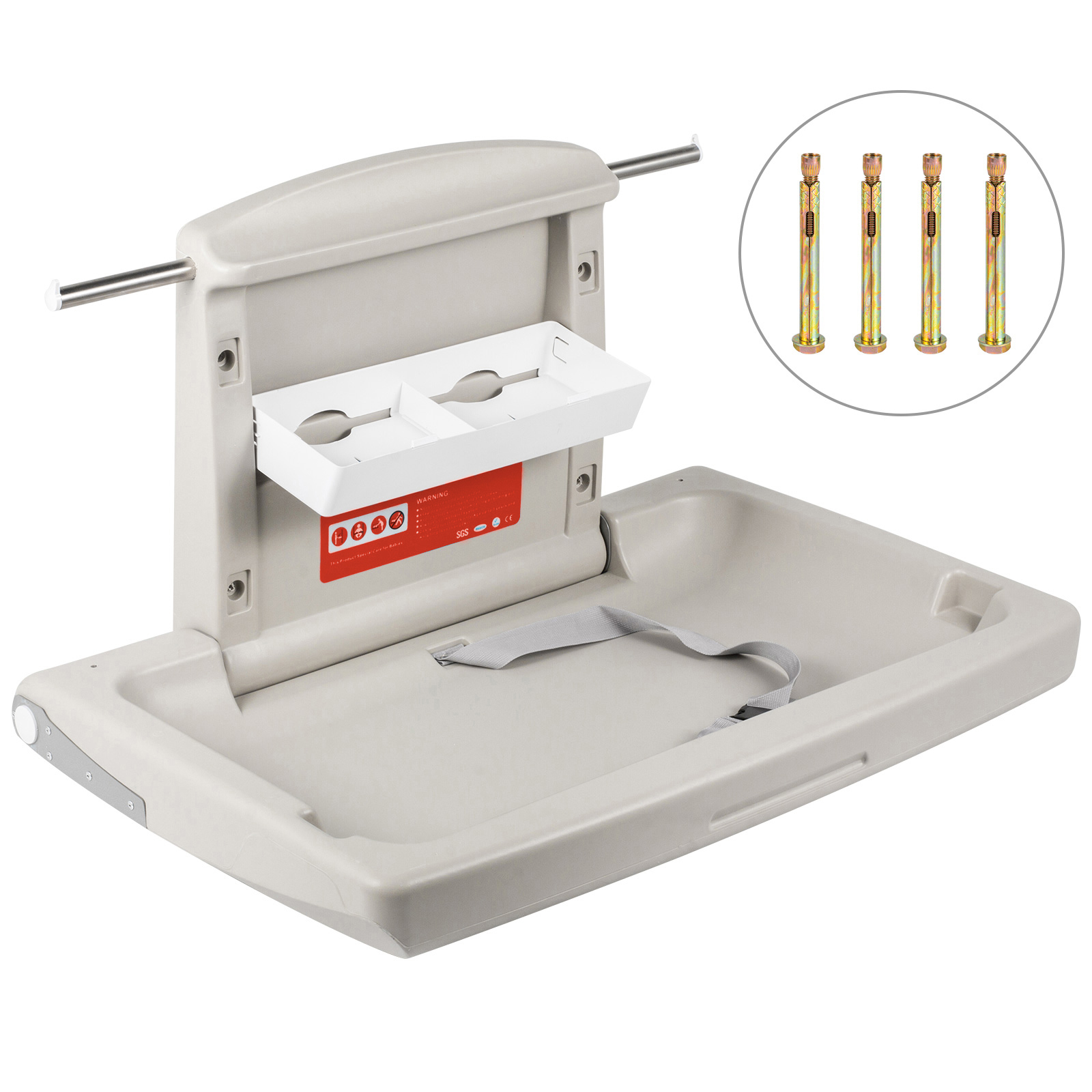 Baby Changing Station Commercial Wall Mounted Diaper Changing Table ...