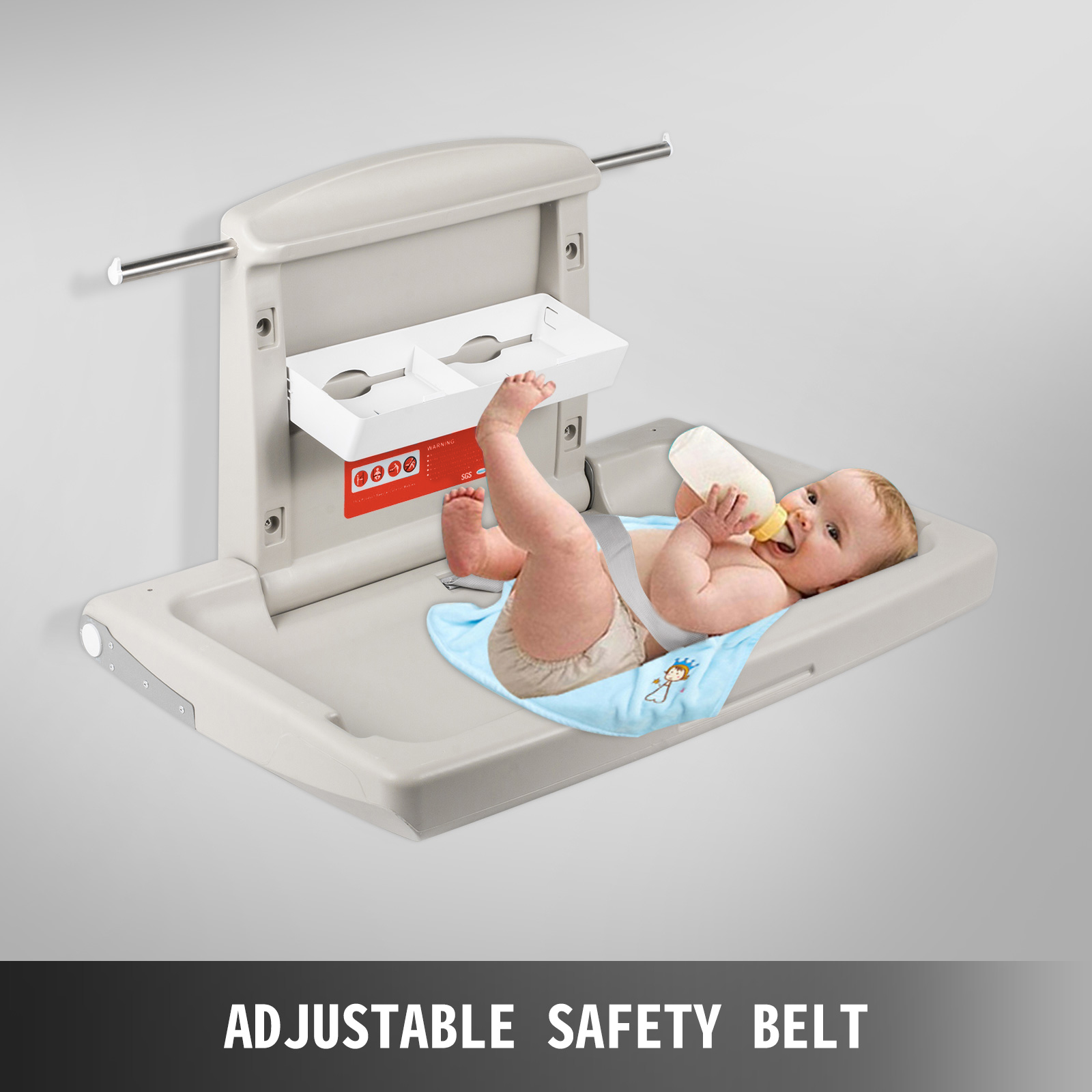 Baby Changing Station Commercial Wall Mounted Diaper Changing Table ...