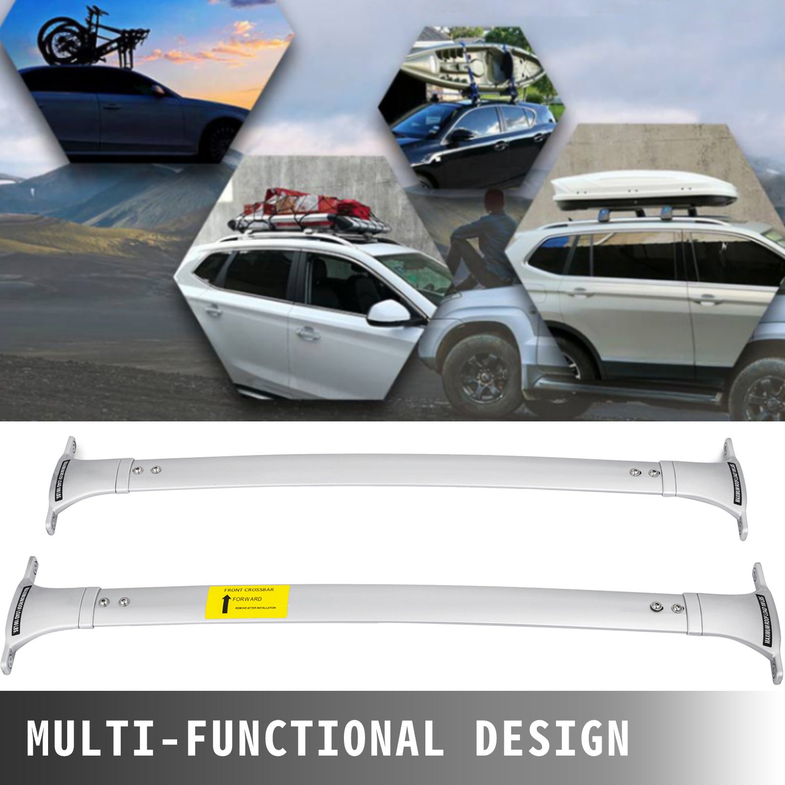 Cross Bar fit for Infiniti QX56 QX80 2011-2020 Crossbar Roof Rail Rack ...