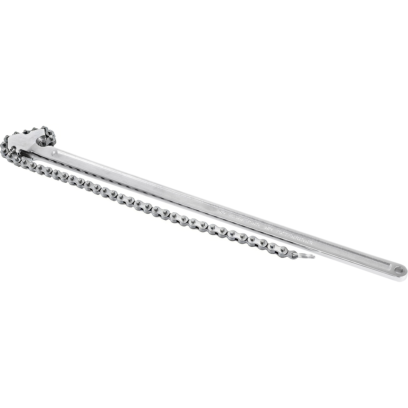 24 Inch Handle Heavy Duty Chain Wrench 560mm Chain Pipe Wrench Sliver ...