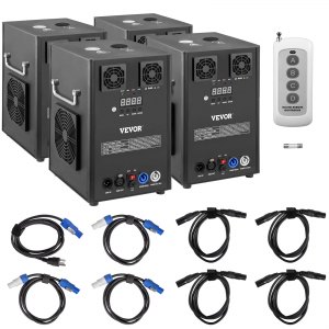 Cold Spark Machine DMX Stage Effect Machine 4pcs 3-16ft Flame Wedding ...