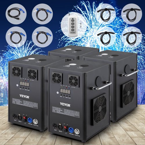 VEVOR Large Stage Equipment Special Effect Machine, 700W 4pcs Stage ...