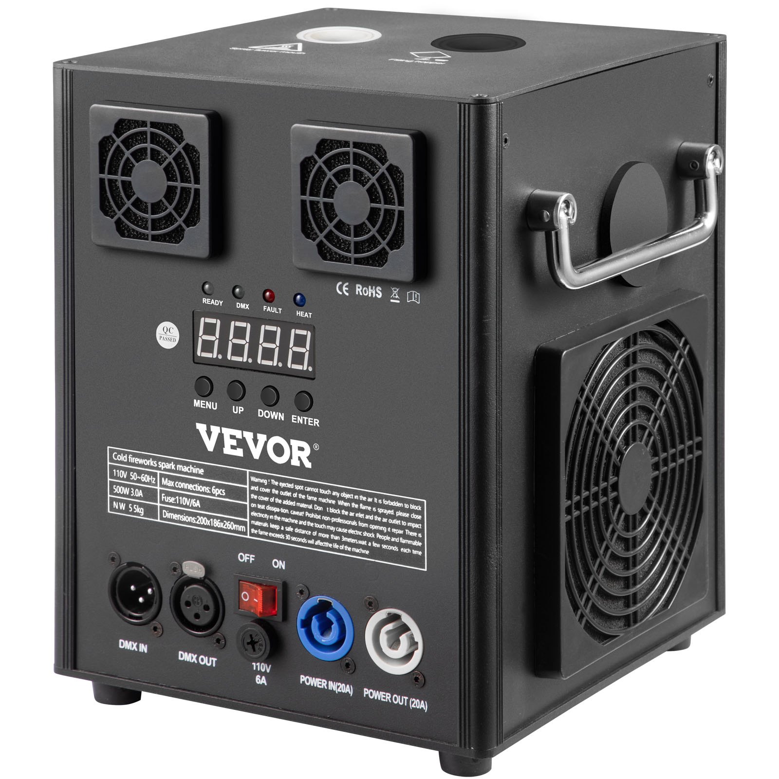 VEVOR Stage Equipment Special Effect Machine, 500W Stage Lighting ...