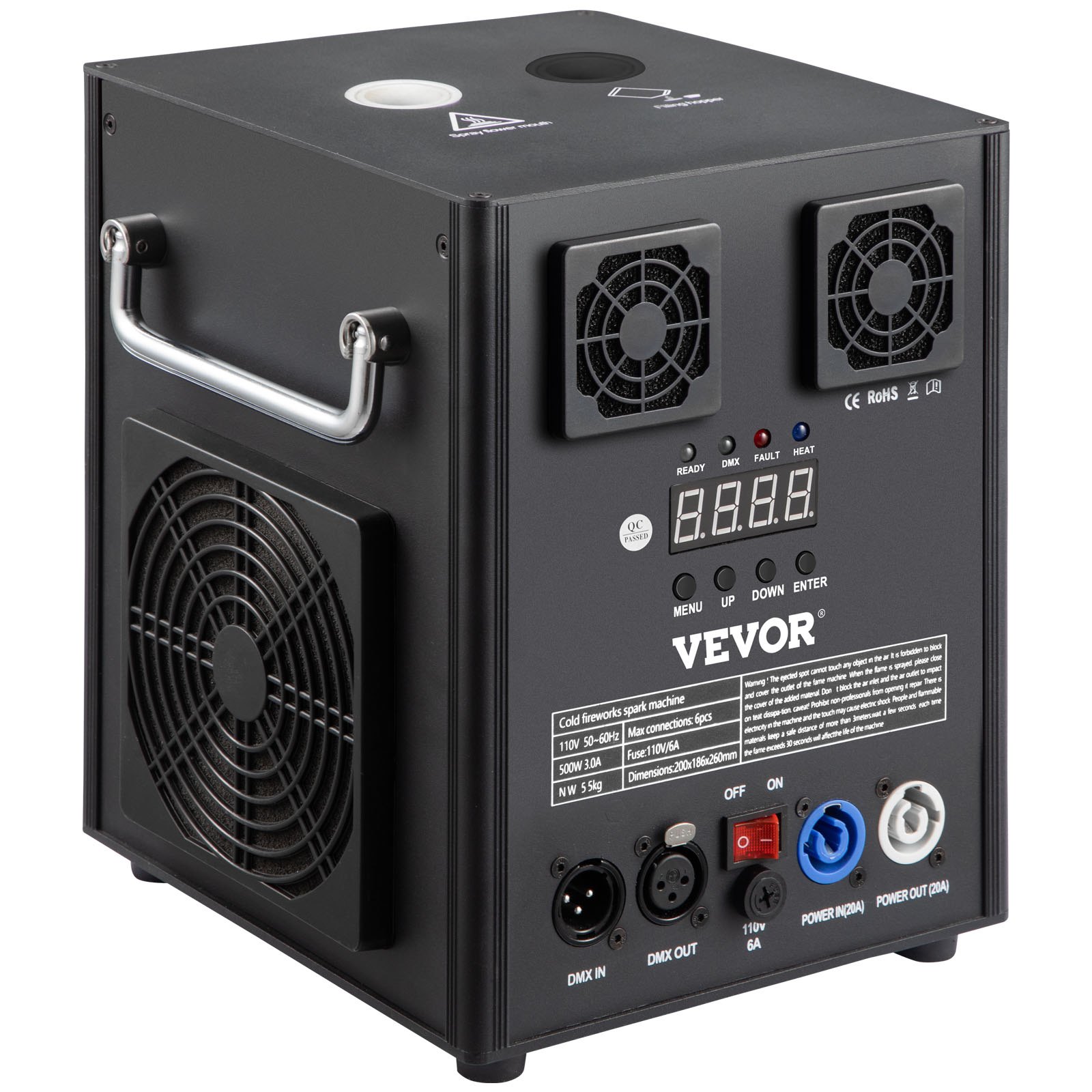 VEVOR Stage Equipment Special Effect Machine, 500W Stage Lighting ...