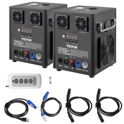 VEVOR 500W Mini Cold Spark Machine DMX 2pcs Firework Machine 5-8.2ft ...