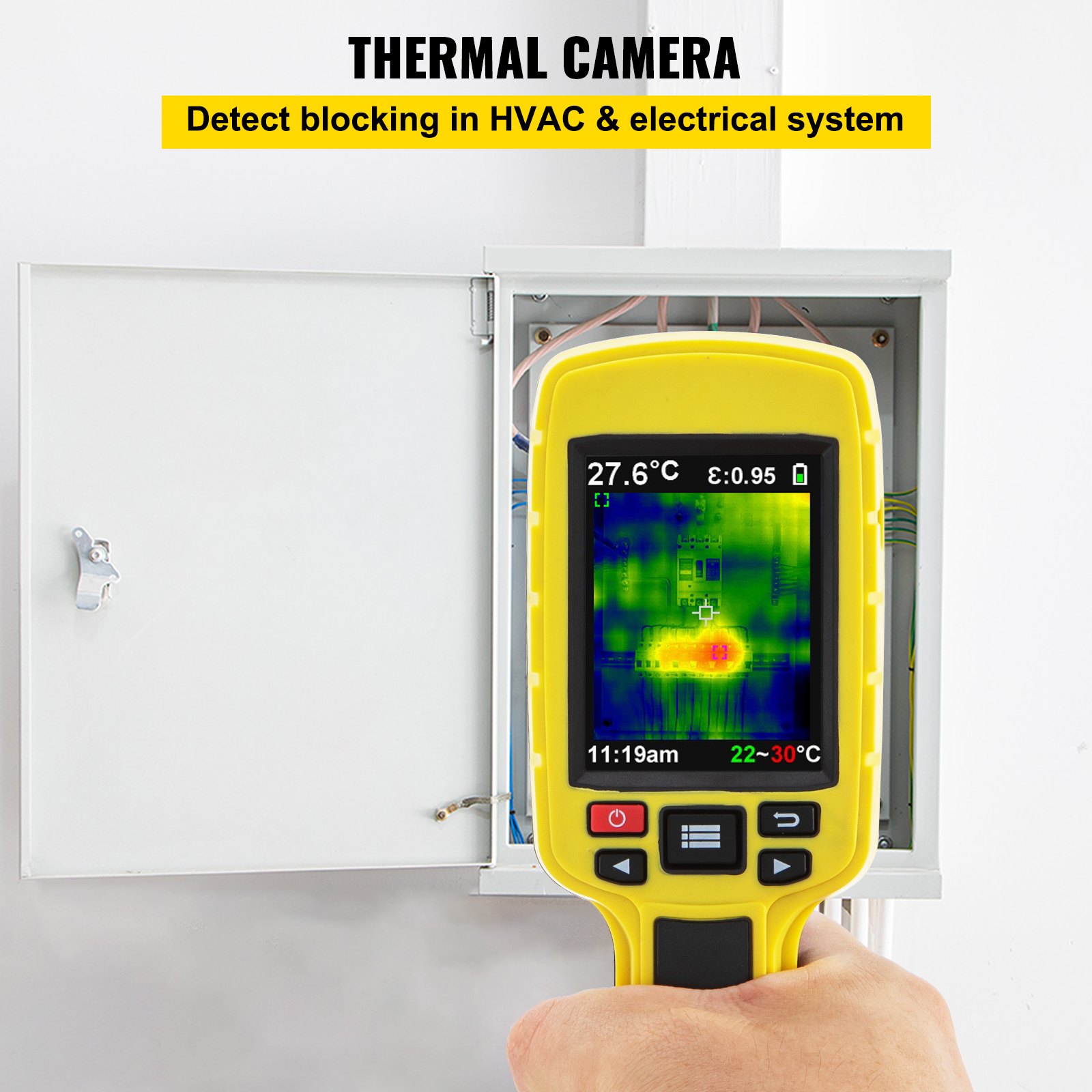 VEVOR Thermal Imaging Camera, 60x60 (3600 Pixels) IR Resolution ...