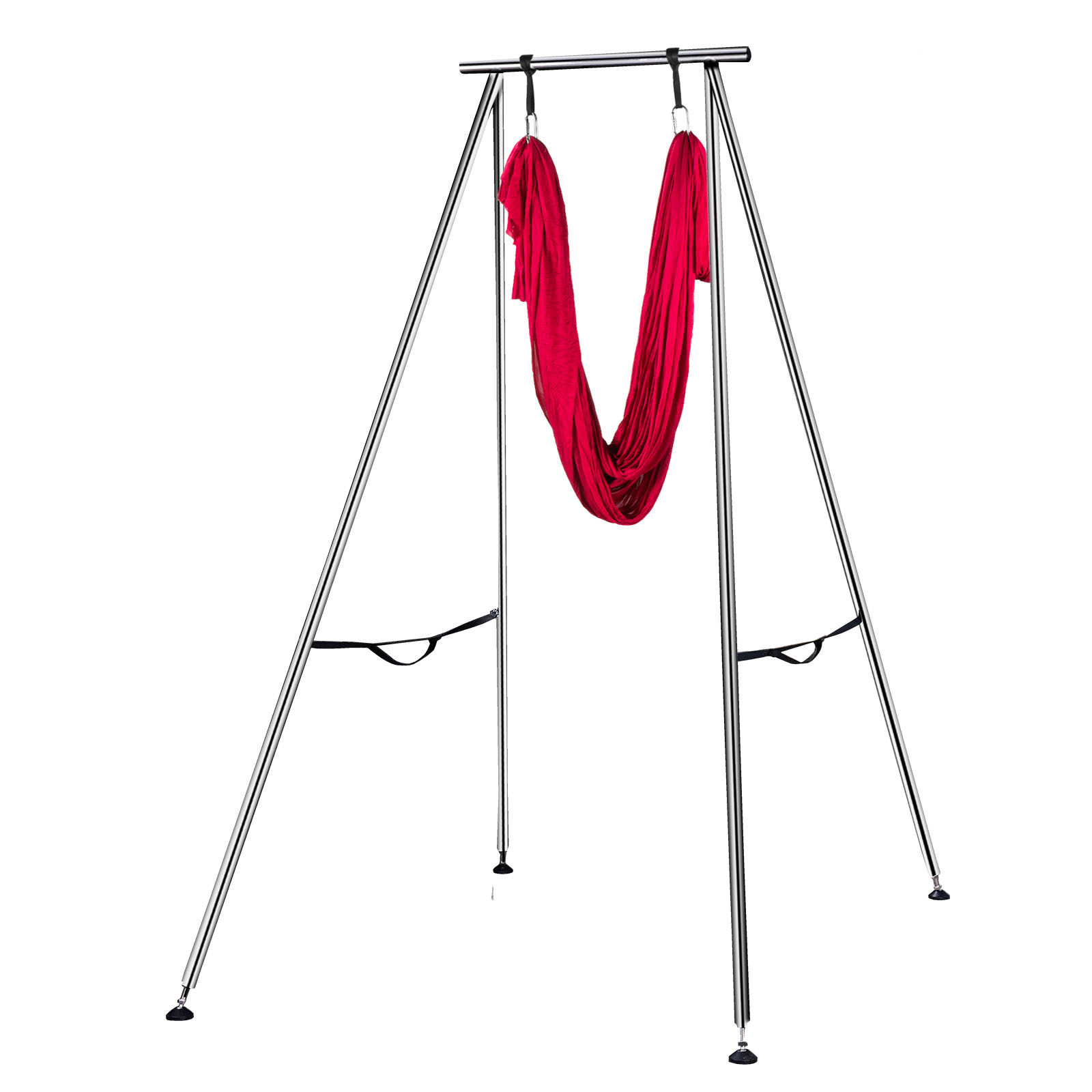 Aerial Trapeze Stand Yoga Swing Bar Hammock Stand Bracket w/20Ft Aerial ...