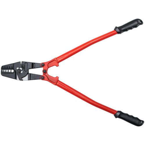 VEVOR Hand Swager Crimper 24 Inch,Swaging Tool 5 Cavity 1/16" 3/32" 1/8 ...